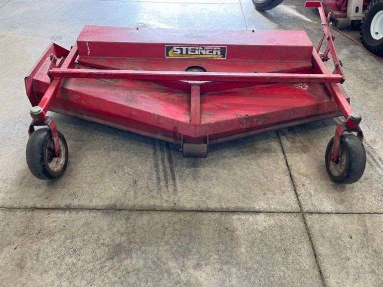 72 inch Steiner Finish Mower Deck, works good - Kaufman Realty & Auctions