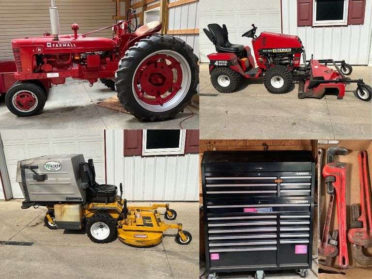 Fulmer Online Auction | Steiner Tractor | Farmall H | Tools - Kaufman ...