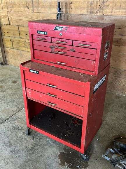 Stacker II 2 piece stackable toolbox - Kaufman Realty & Auctions