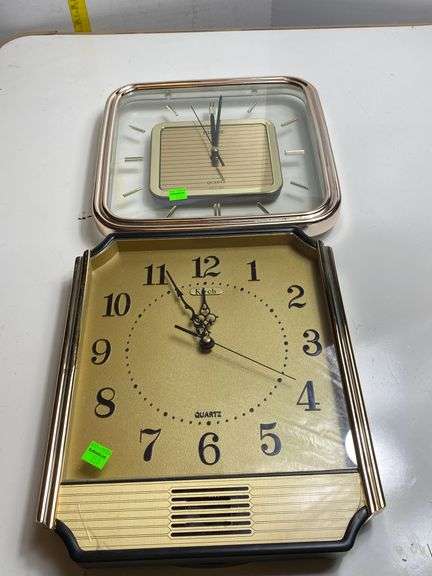 Telesonic & Kirch Quartz Clocks - Kaufman Realty & Auctions