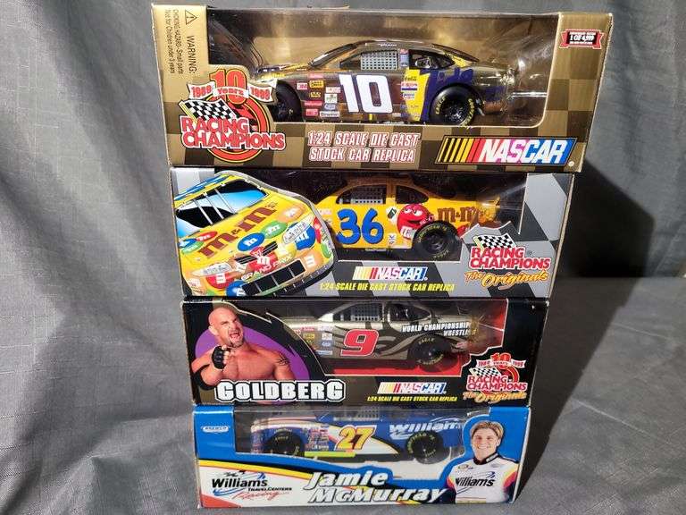 VINTAGE DIE CAST RACING CARS (4) - Kaufman Realty & Auctions