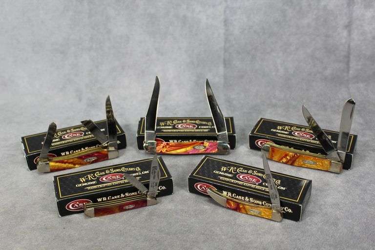 2018 CASE GOLDEN RUBY CORELON 5 PIECE SET - Kaufman Realty & Auctions