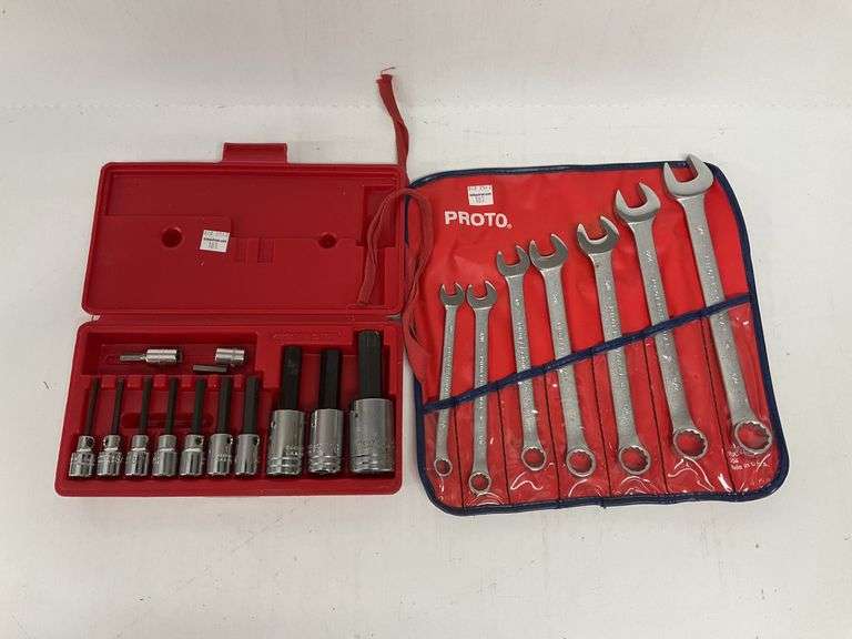 Proto 11 Piece Allen Wrench Set, 7 Piece Combination Wrench Set ...