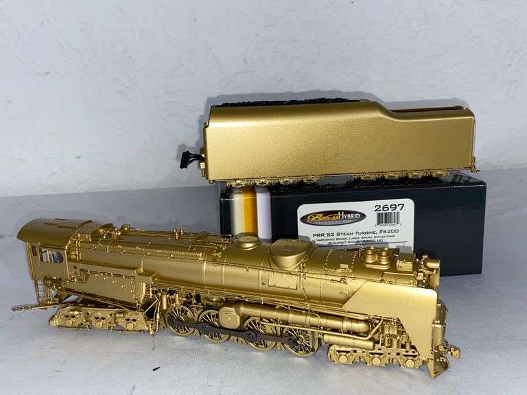 Broadway Brass Hybrid PRR S2 Steam Turbine&Tender#6200,6-6-8, 2697,HO ...