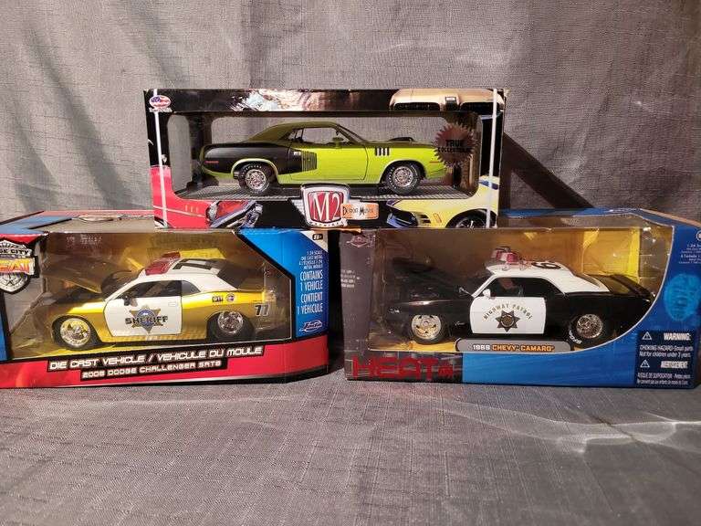 JADA BADGE CITY SHERIFF CAR, DETROIT MUSCLE CAR & JADA HEAT HIGHWAY ...
