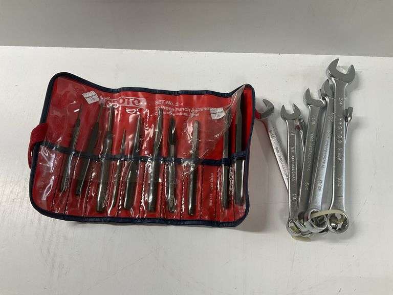 Proto 12 Piece Punch and Chisel Set, Proto Wrench Set - Kaufman Realty ...