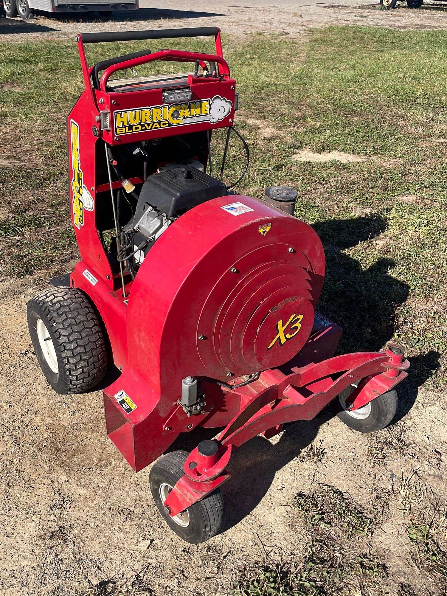 Hurricane stand-on blower/vac mod. X3 - showing 322.9 hrs - Kaufman ...