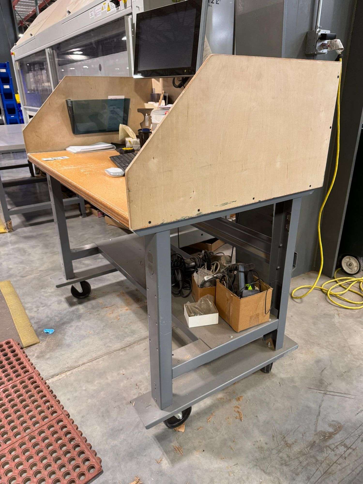 Warehouse Desk 30''x40'' - Kaufman Realty & Auctions