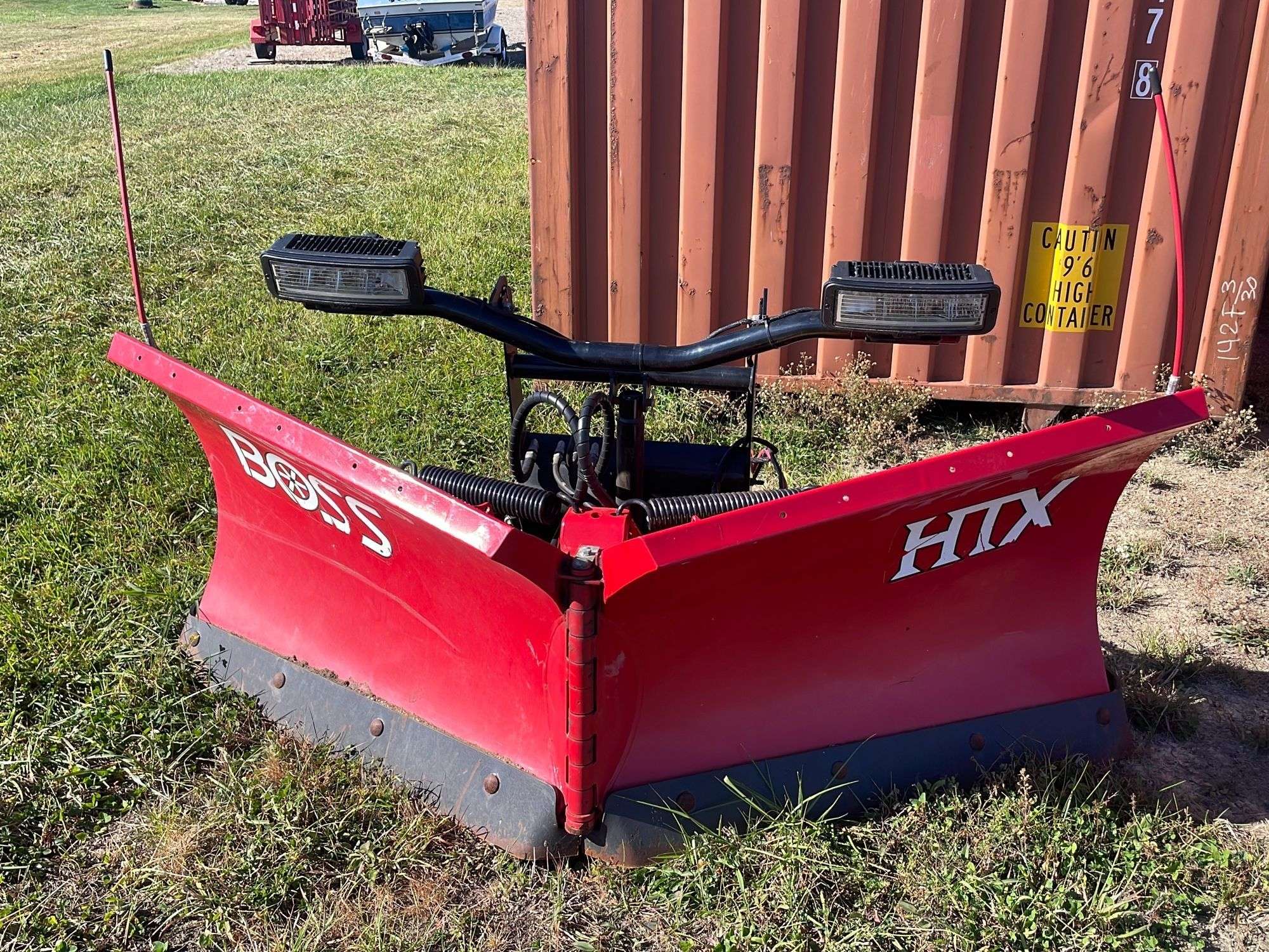 Smart shield boss 7 ft. 6 in. Snow blade - HTX-V - Kaufman Realty & Auctions