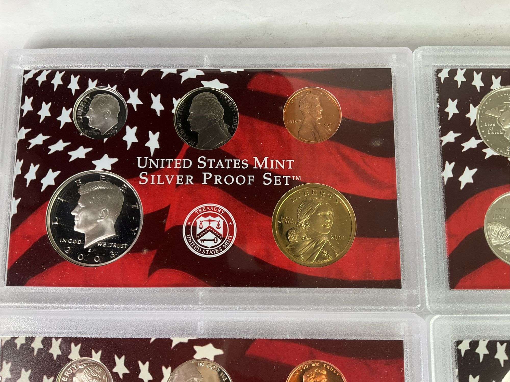 2003, 2005, 2006 United States Mint Silver Proof Sets - Kaufman Realty ...