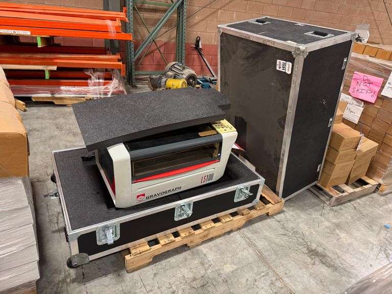 Gravograph LS100 Laser Engraver - Kaufman Realty & Auctions