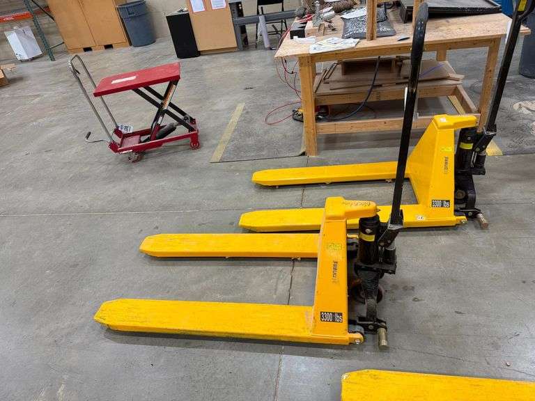 Wesco 272976 High Lift Pallet Jack, 3300 Lbs. Cap. . G17091207 - Kaufman Realty & Auctions