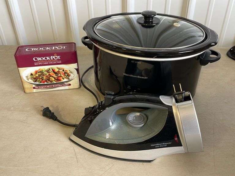 Hamilton beach crock pot w/ recipe card collection & Hamilton beach ...