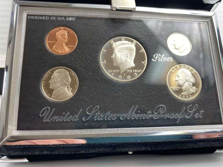1993 United States Mint Premier Silver Proof Set - Kaufman Realty ...