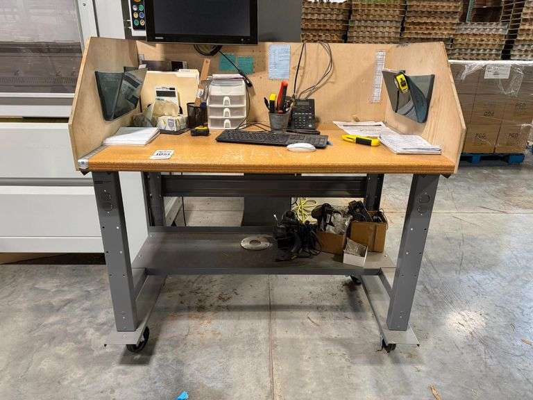 Warehouse Desk 30''x40'' - Kaufman Realty & Auctions