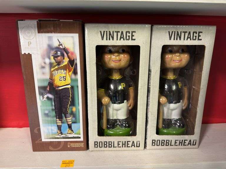 (3) Pittsburgh Pirates Bobbleheads (Still In Box) - Kaufman Realty ...