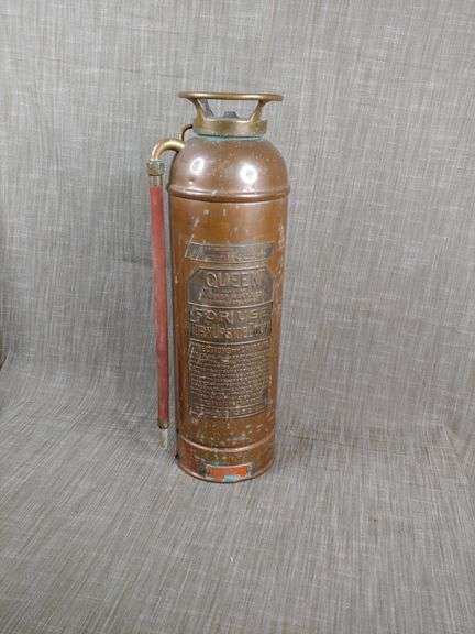 Harker Manufacturing Queen copper fire extinguisher - Kaufman Realty ...