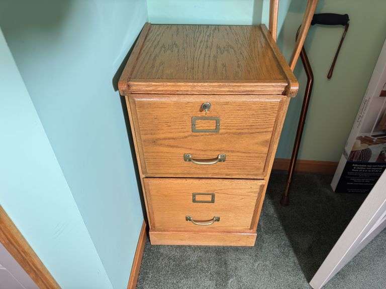 Crutches, walking cane and 2 drawer filing cabinet. - Kaufman Realty ...