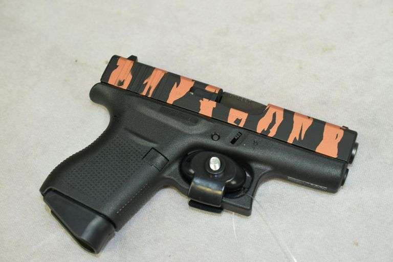 Glock Mod 43 Cal 9mm - Copper Tiger Limited Edition - Kaufman Realty ...