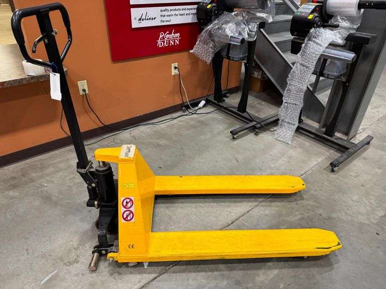 Wesco 272976 High Lift Pallet Jack 3300 Lbs. Capacity - Kaufman Realty & Auctions