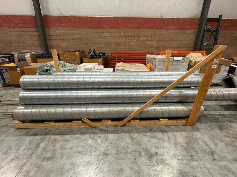 9 -10'' x 10' Long Dust Collection Pipe - Kaufman Realty & Auctions