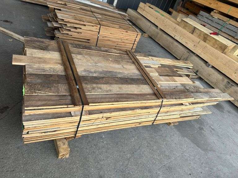 Mixed hardwood reclaimed boards. fully processed. S3S - Kaufman Realty ...