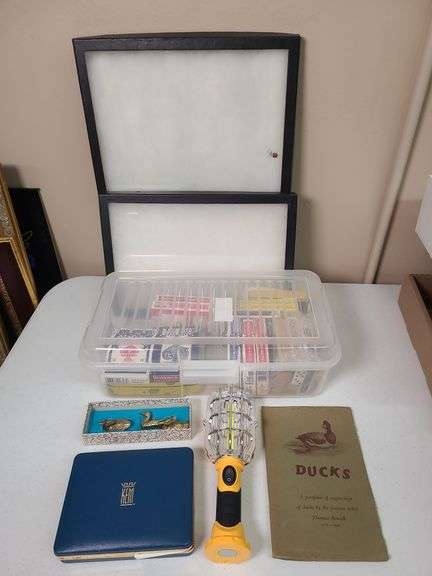 PLAYING CARDS, FLASHLIGHT, DUCKS , DISPLAY CASES & STAMPS - Kaufman ...
