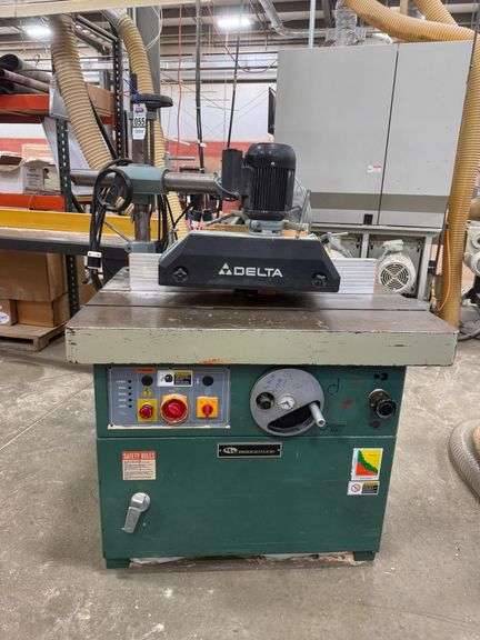 2002 Bridgewood BW-513E Shaper With Delta Model 36-839 Power Feed 440 ...