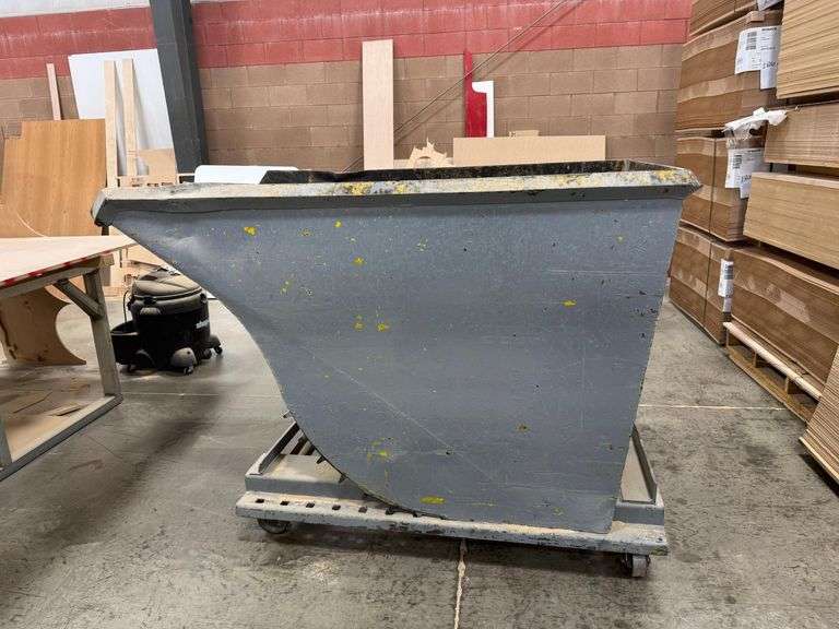 Dump Hopper On Casters, 2000 Lbs. Cap. . - Kaufman Realty & Auctions