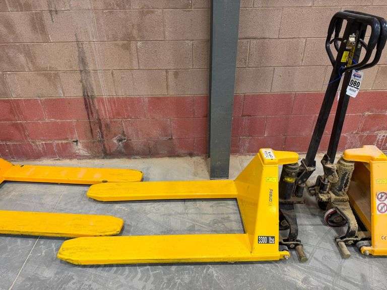 Wesco 272976 High Lift Pallet Jack, 3300 Lbs. Cap. . G19011391 - Kaufman Realty & Auctions