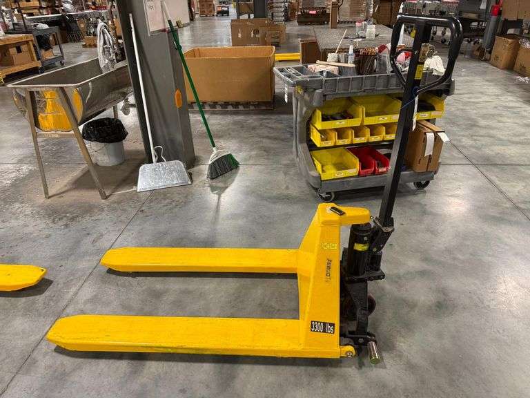 Wesco 272976 High Lift Pallet Jack 3300 Lbs. Capacity - Kaufman Realty & Auctions