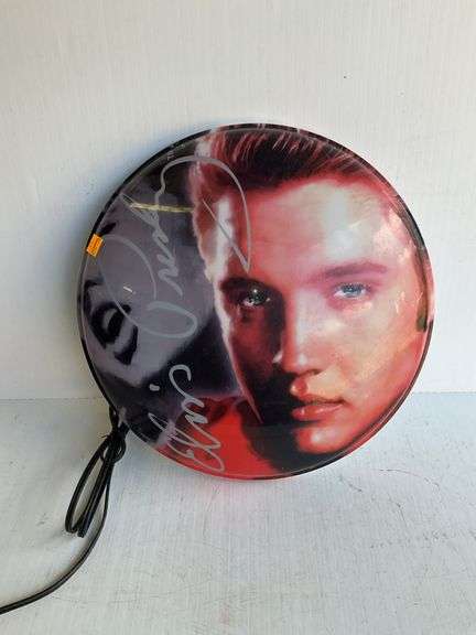 Elvis Lighted Sign - Kaufman Realty & Auctions