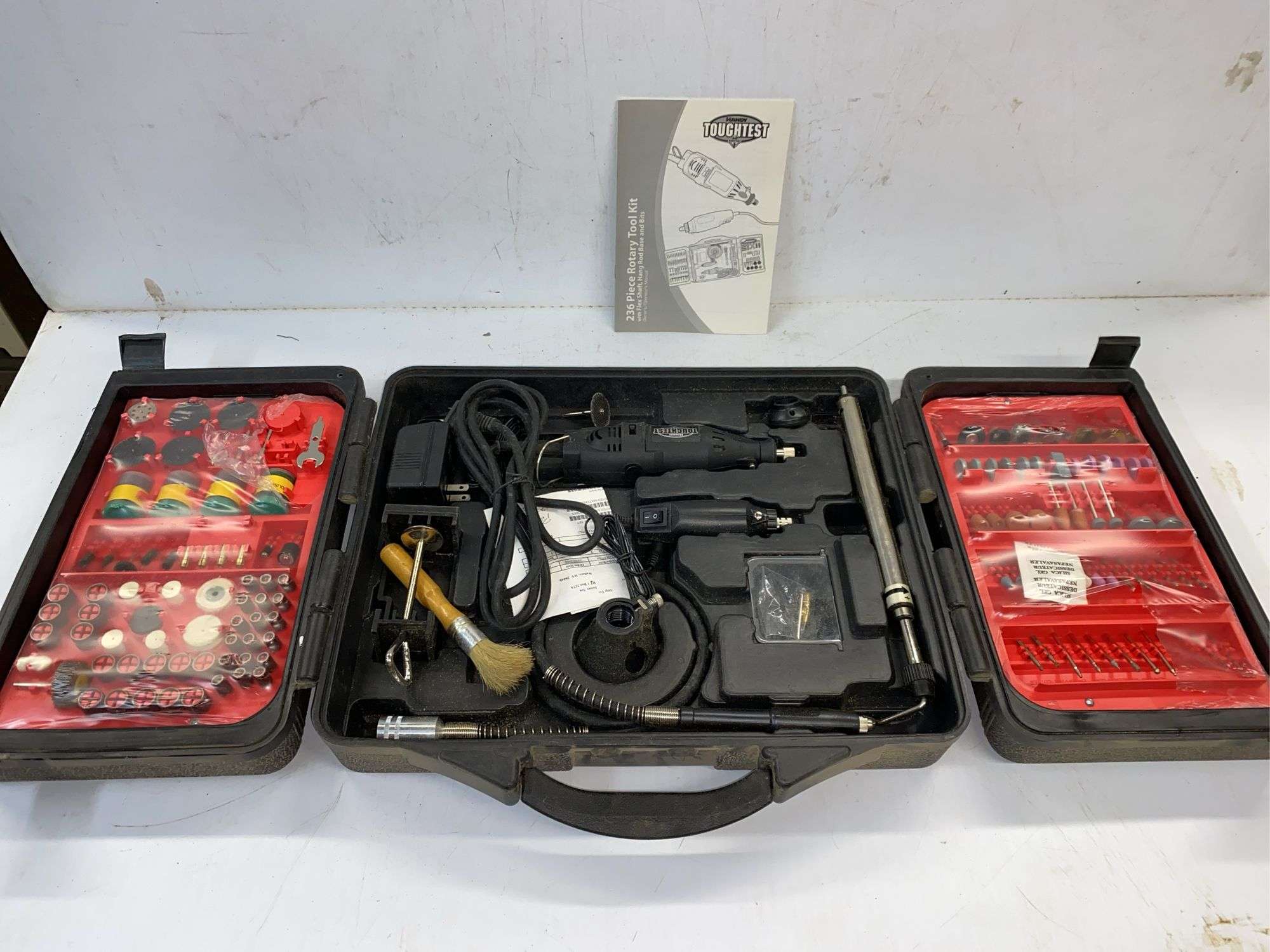 Handy Toughtest 236 Piece Rotary Tool Kit - Kaufman Realty & Auctions
