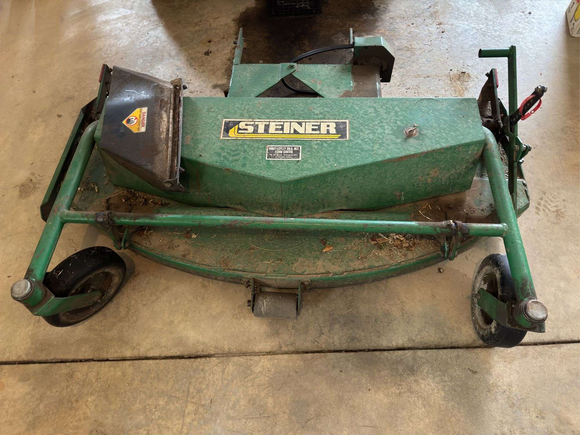 Steiner Attachment Mower Head - Kaufman Realty & Auctions