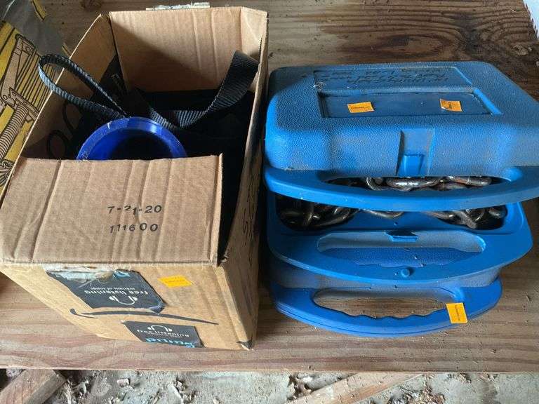14’ Utility Chains, Miscellaneous Box - Kaufman Realty & Auctions