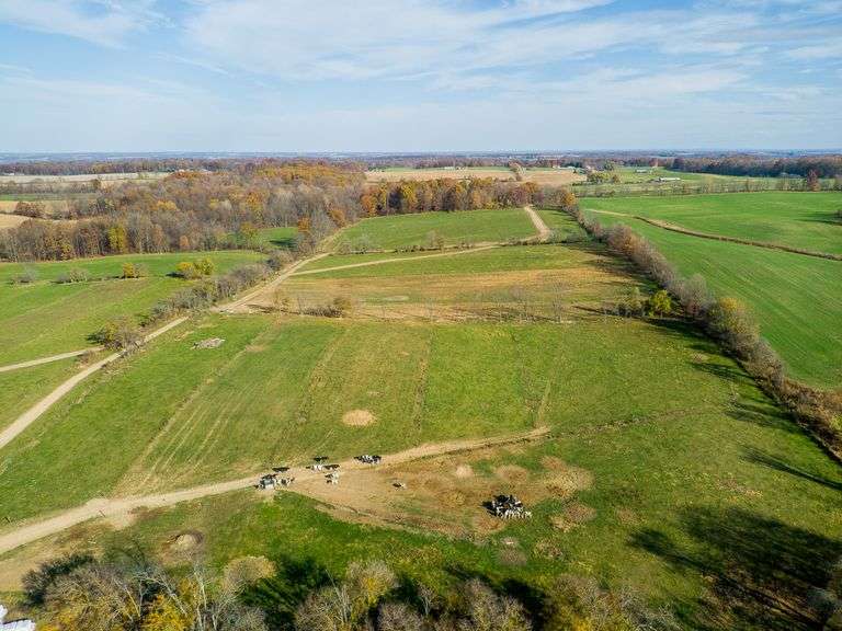8.3-acres of rolling land split with a stream. Shared access easement ...