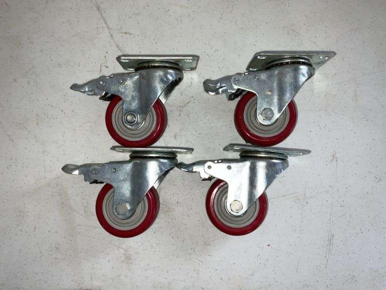 Heavy duty casters - Kaufman Realty & Auctions