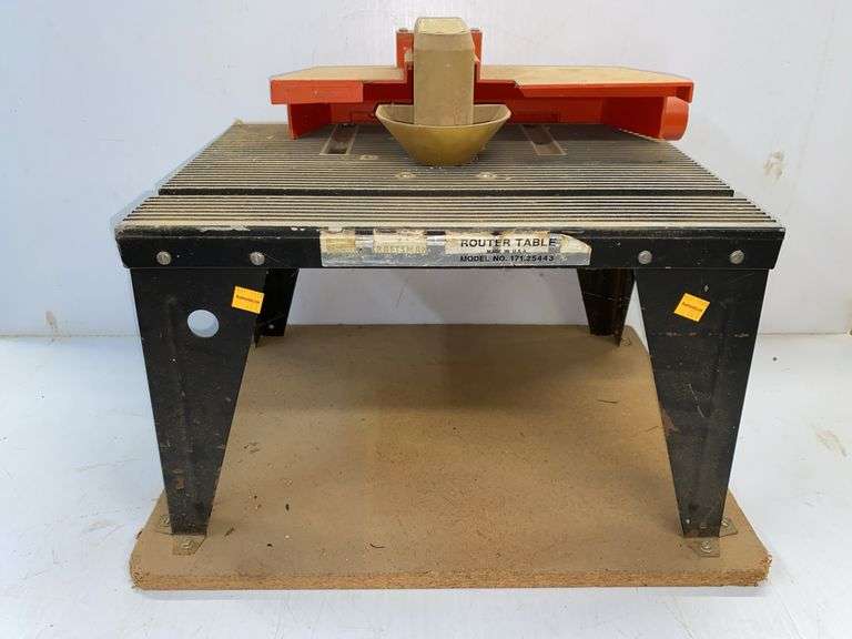 Sears Craftsman Router Table Model 171.25443 - Kaufman Realty & Auctions