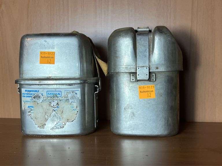 Two MSA Self Rescuers - Kaufman Realty & Auctions