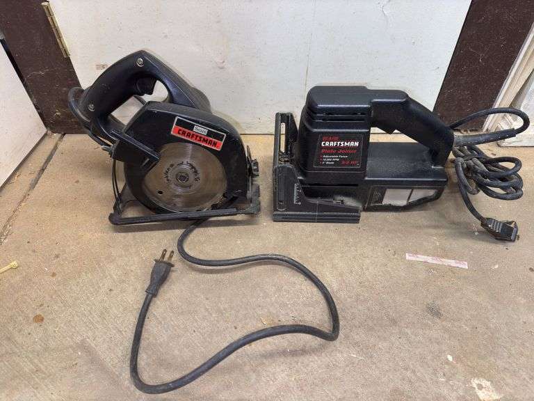 Craftsman 5-1/2” Compact Circular Saw and Craftsman Plate Joiner ...