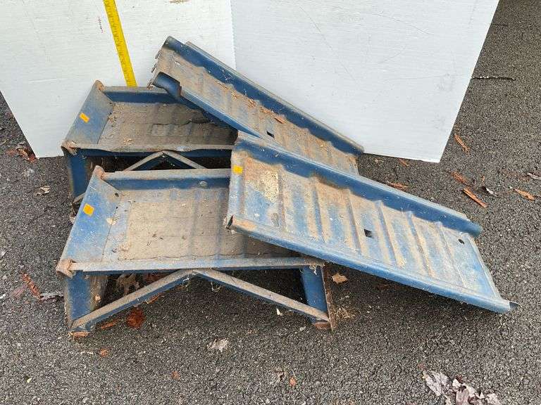 2 Metal Car Ramps - Kaufman Realty & Auctions