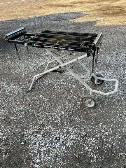 Delta universal miter saw stand - Kaufman Realty & Auctions