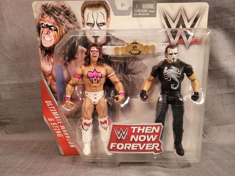 WWE -THEN NOW FOREVER- ULTIMATE WARRIOR & STING -NIB - Kaufman Realty & Auctions