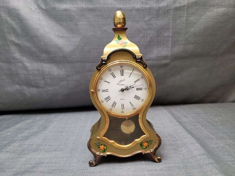 VINTAGE SCHMID CLOCK 4 JEWELS 8 day CLOCK - Kaufman Realty & Auctions