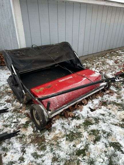 Craftsman Lawn Sweeper 42 1/2”W x 43 1/2”L - Kaufman Realty & Auctions