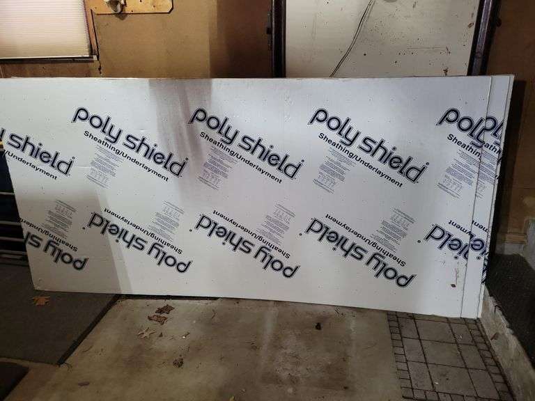 (3) sheets Poly Shield - Kaufman Realty & Auctions