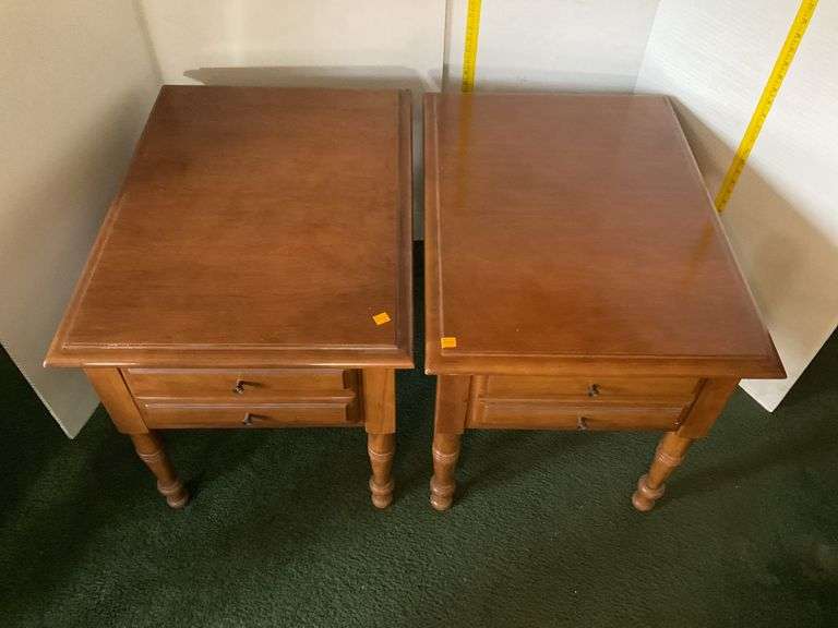 2 Matching End Tables - Kaufman Realty & Auctions