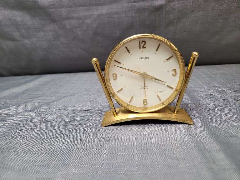 RARE CORTLAND 7-day ALARM CLOCK - Kaufman Realty & Auctions