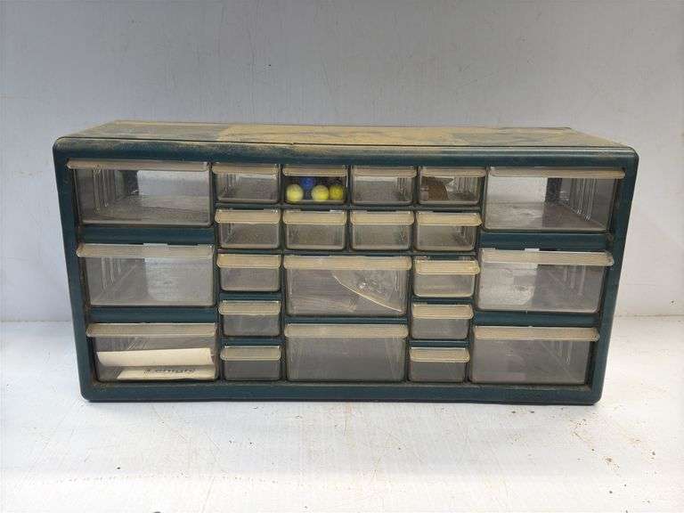 Workshop Storage Bin w/ Drawers - Kaufman Realty & Auctions