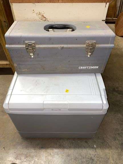 Craftsman Toolbox w/Contents and Electric Cooler - Kaufman Realty ...